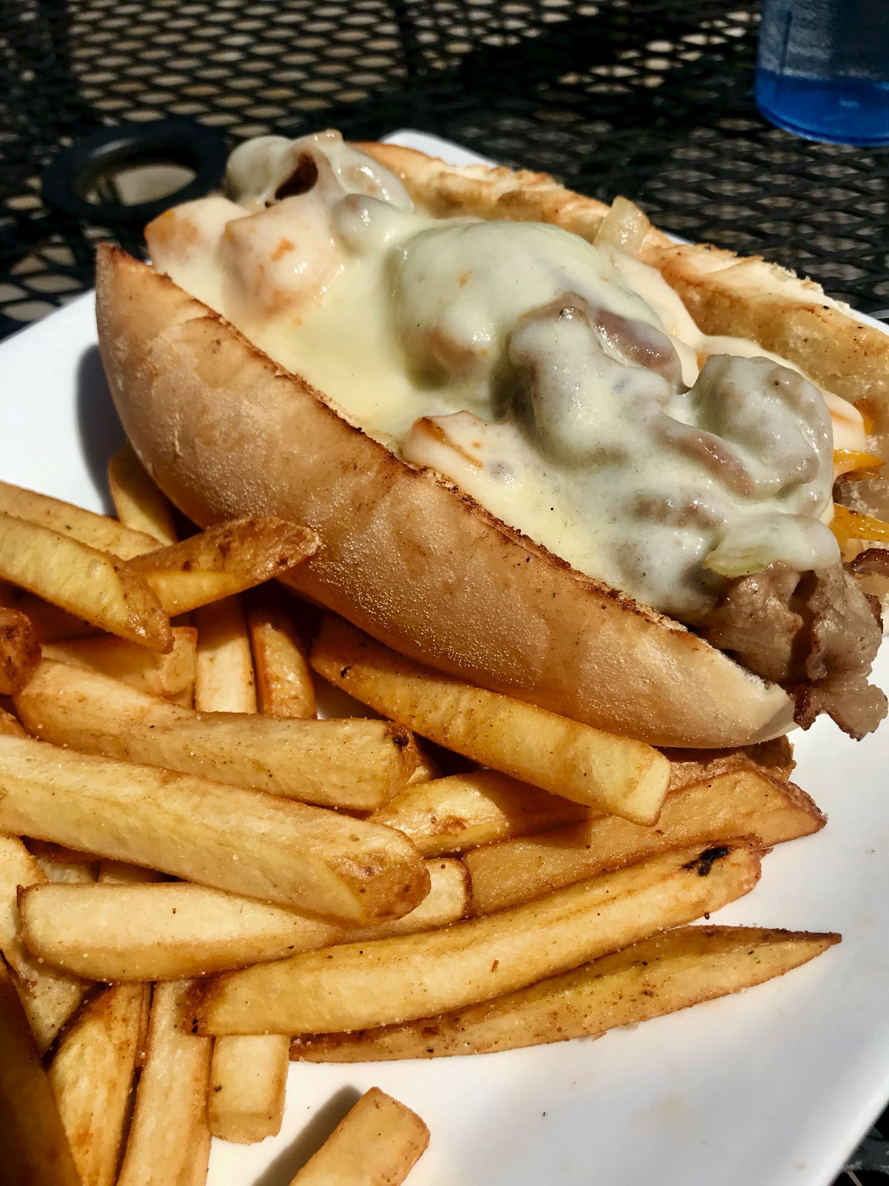 Our Philly cheesesteak is one of our best sellers.